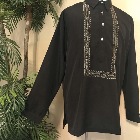 Majestic Vouge Collections | Shirts | Black Long Sleeves Hugo Mens ...